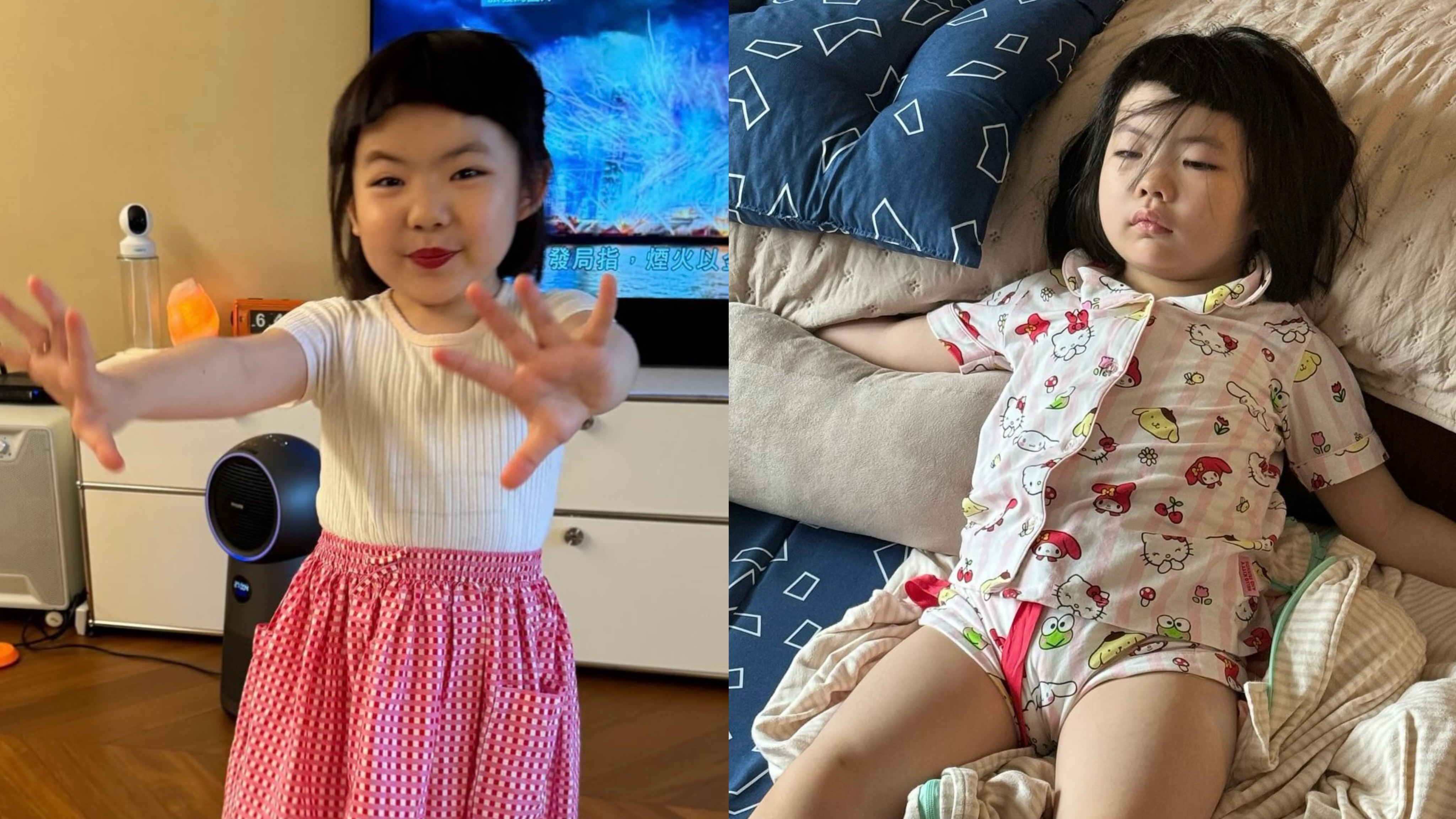 Lucy中腺病毒後回復狀態 塗紅唇穿高跟鞋勁精靈 | am730