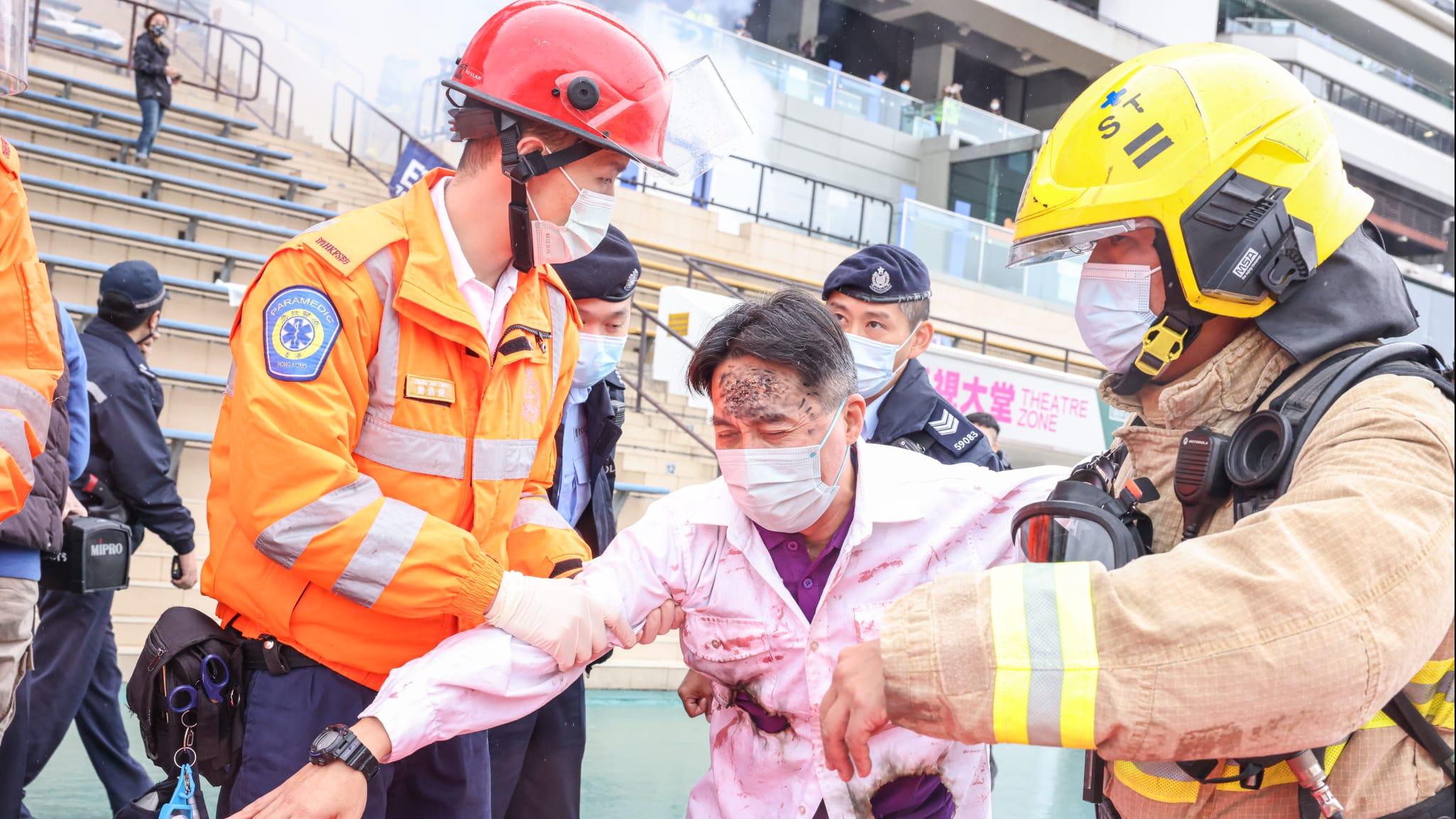 沙田馬場進行重大事故演習 400人參與 | am730