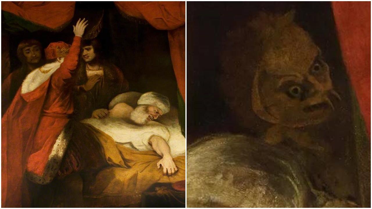 魔鬼在細節｜18世紀畫作修復後驚見「惡魔」 疑遭人封印逾200年 | am730