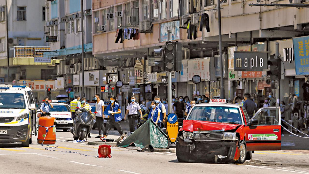 大埔廣福道的士剷上安全島釀2死 66歲司機誤殺罪成囚8年 | am730