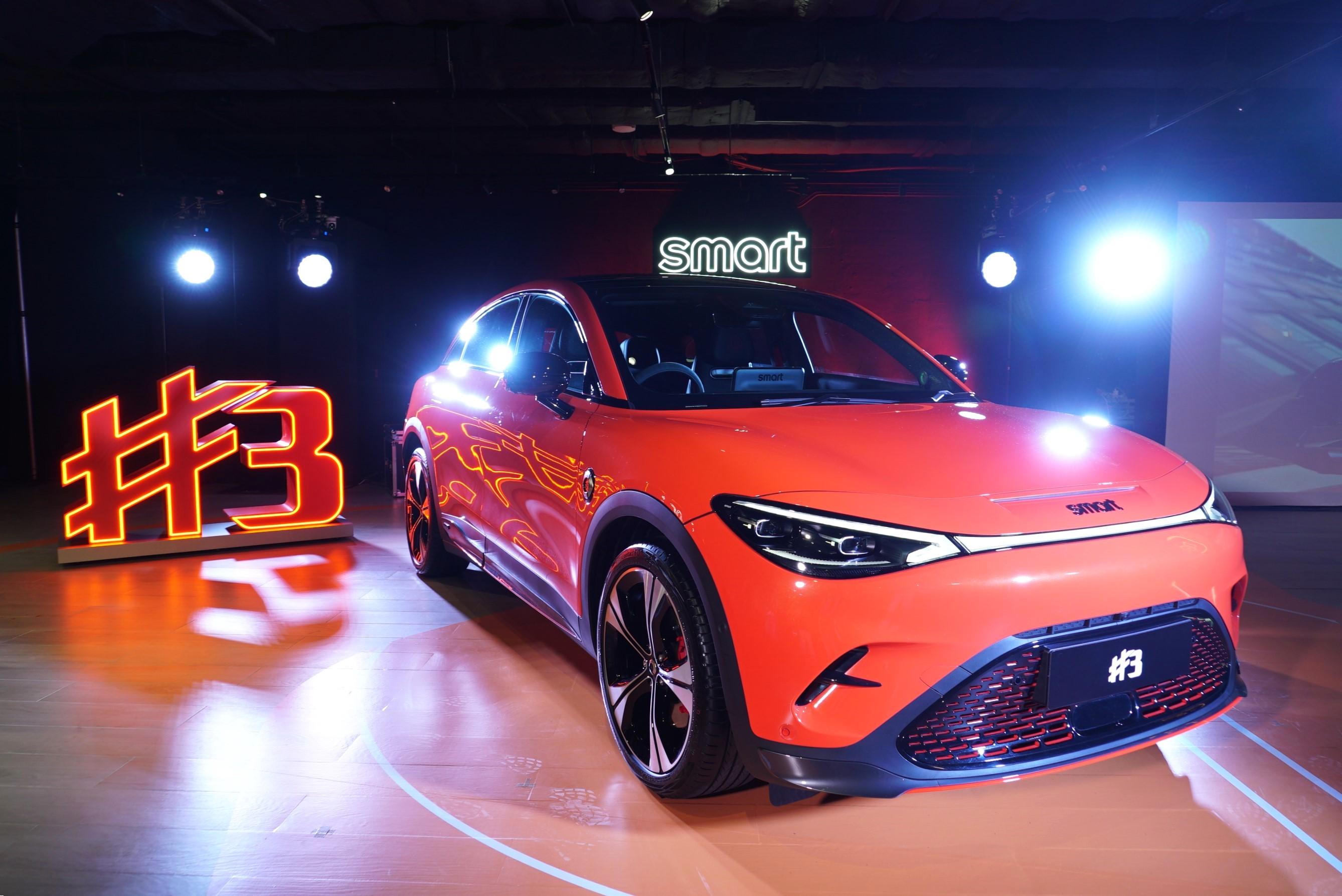 電動車｜smart #3電動SUV Coupe登場 37萬BRABUS版本達428匹馬力 | am730