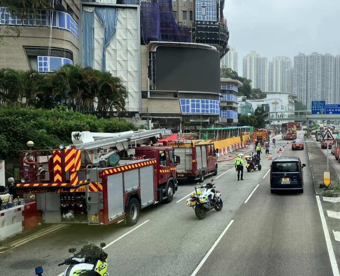 牛頭角啟德大廈地盤冒煙起火 200名工人疏散 | am730