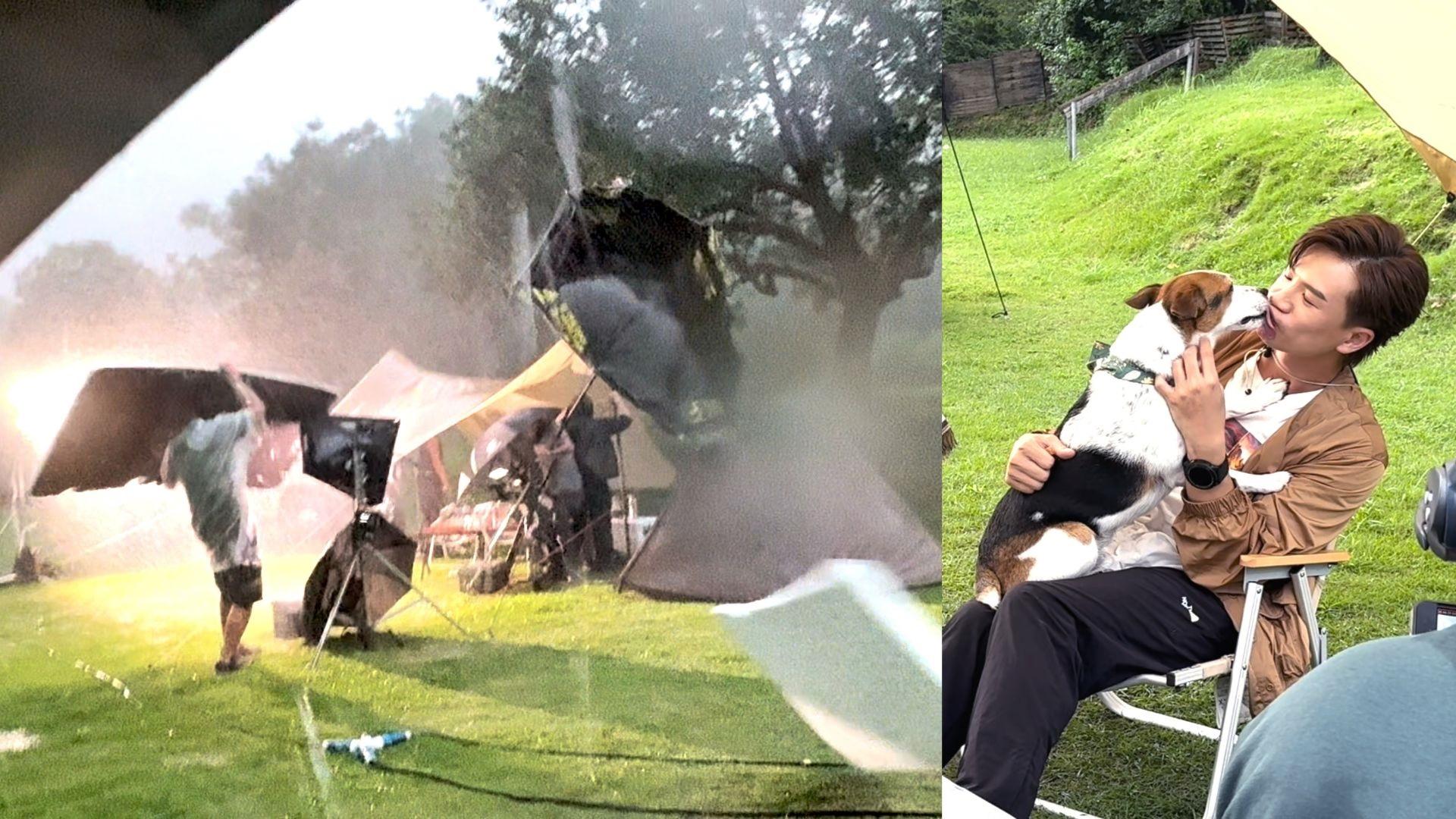 梁釗峰為新歌《致陪伴我的》拍MV遇狂風暴雨 被迫腰斬獲同事奮力保護感心痛 | am730