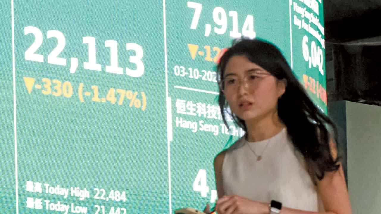 港股連升斷纜 回吐330點力守兩萬二關 | am730