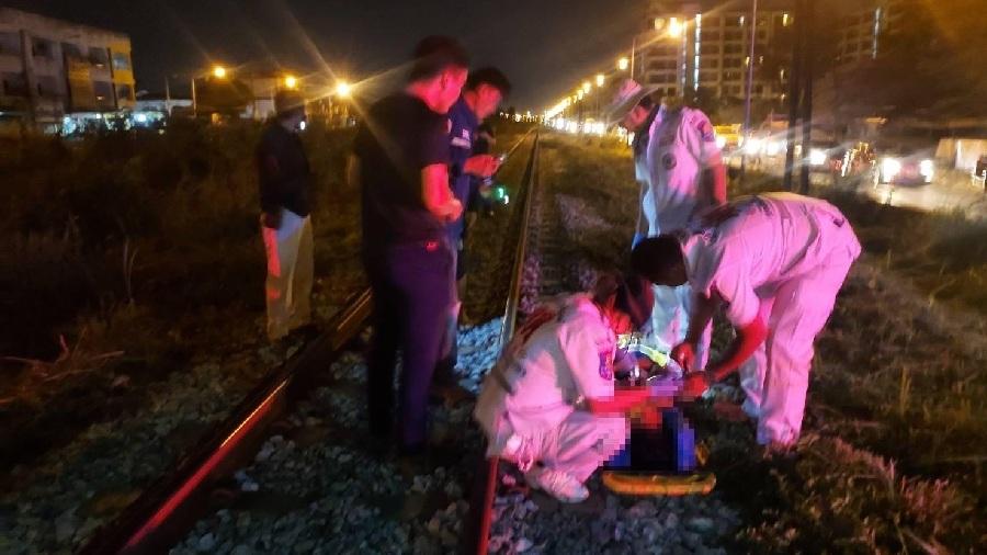 緬甸男芭堤雅夜遊火車軌 遭火車撞奇蹟生還 | am730