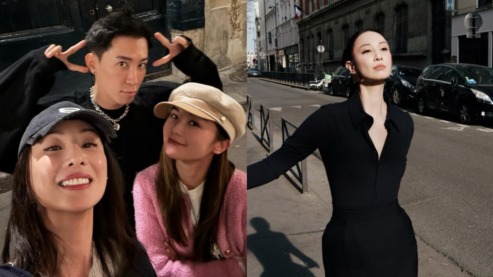 鄭希怡時尚造型現身巴黎時裝周 睇騷前與阿Sa馬天佑飯聚 | am730