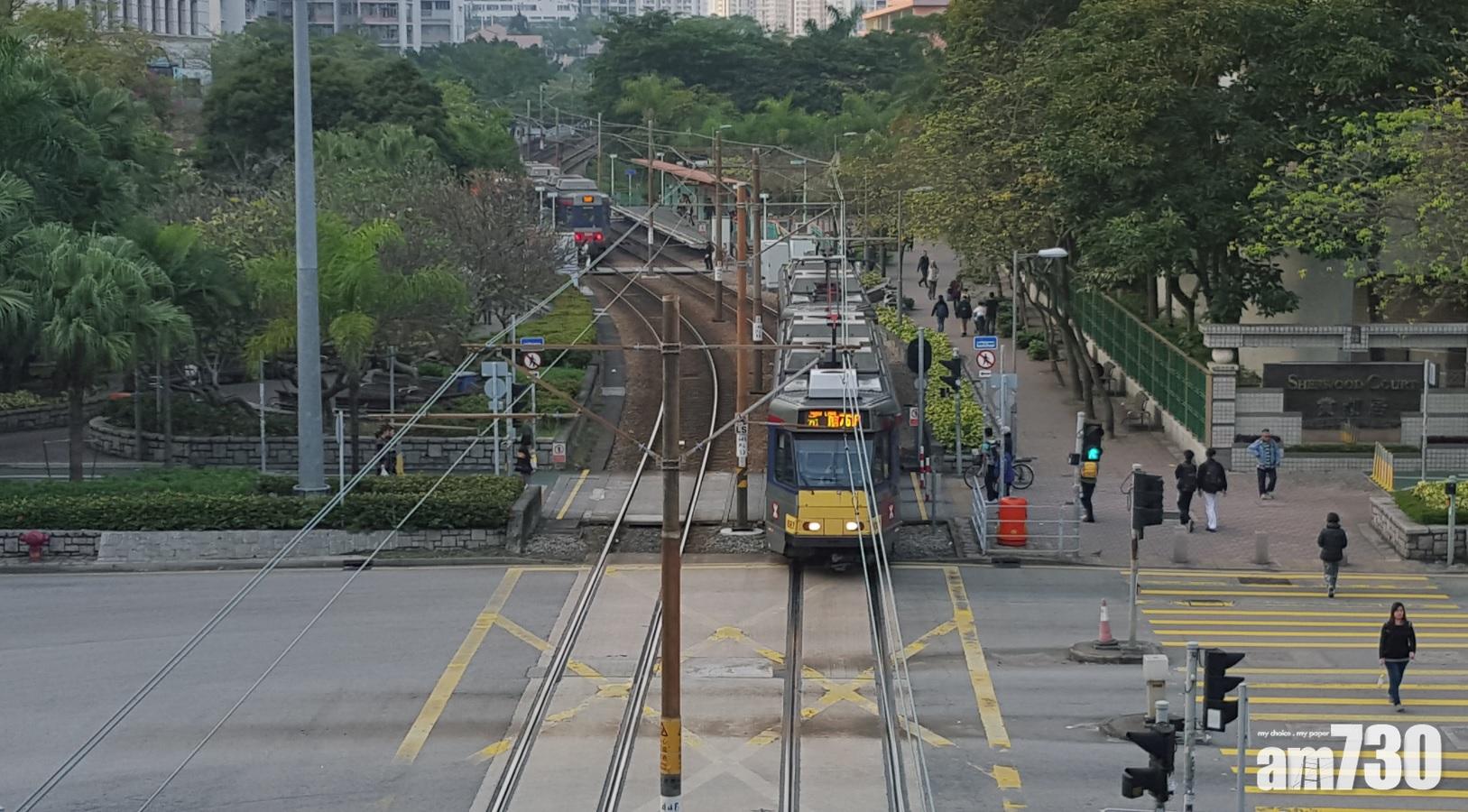 天水圍輕鐵與的士碰撞 705線列車停駛天悅至頌富站 | am730