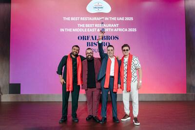 揭曉 2025 年 MIDDLE EAST & NORTH AFRICA'S 50 BEST RESTAURANTS，ORFALI BROS BISTRO 榮登 NO.1 | am730