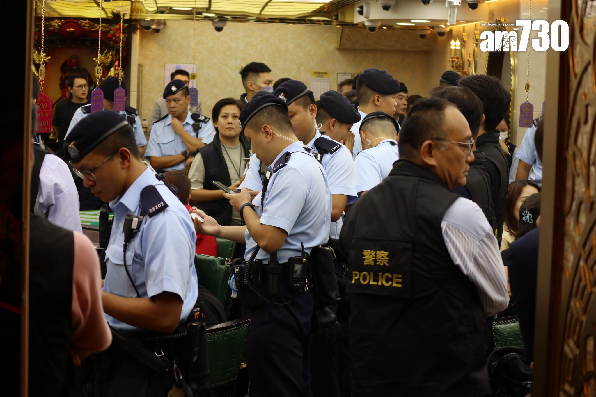 犁庭掃穴｜警搜全港160間娛樂場所 拘153人 | am730