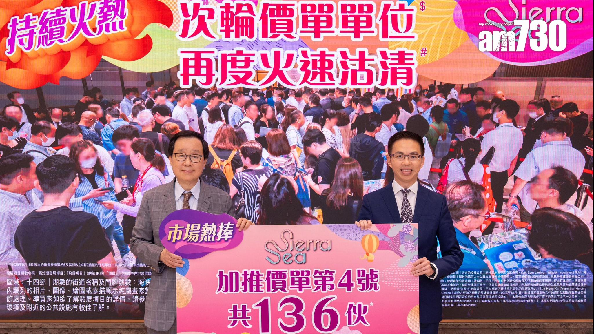 SIERRA SEA第1B期再加推136伙 入場單位325.89萬｜西沙新盤